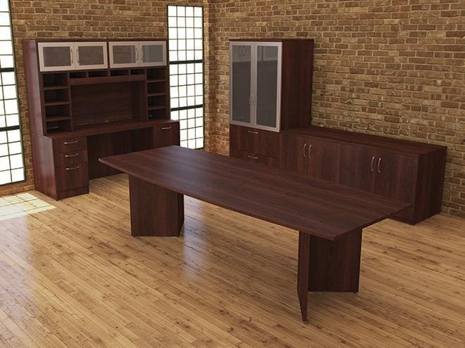 8 Foot Boat Shape Conference Table | Capital Choice Office Furniture